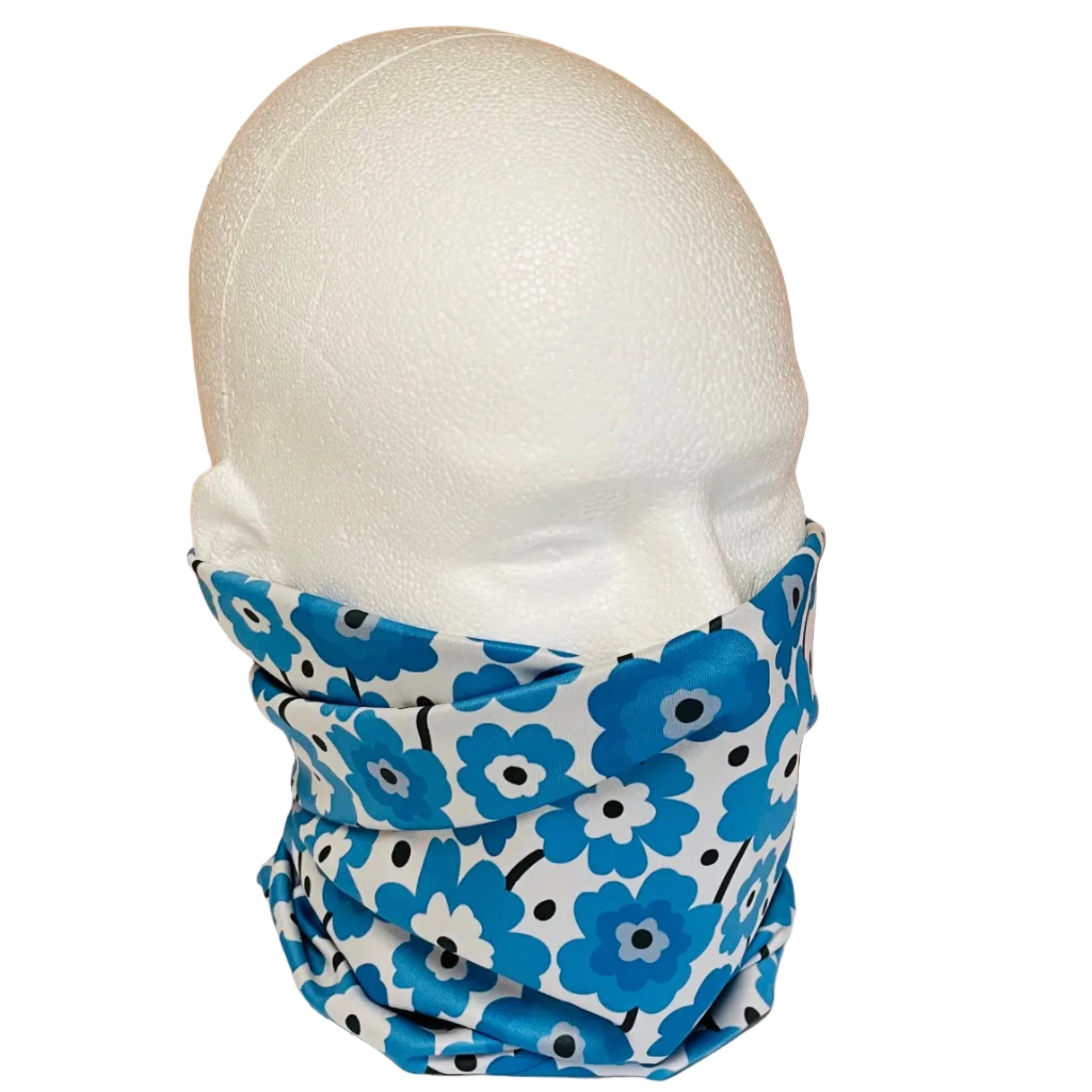 Blue Flowers buff/gaiter – Gift Chalet
