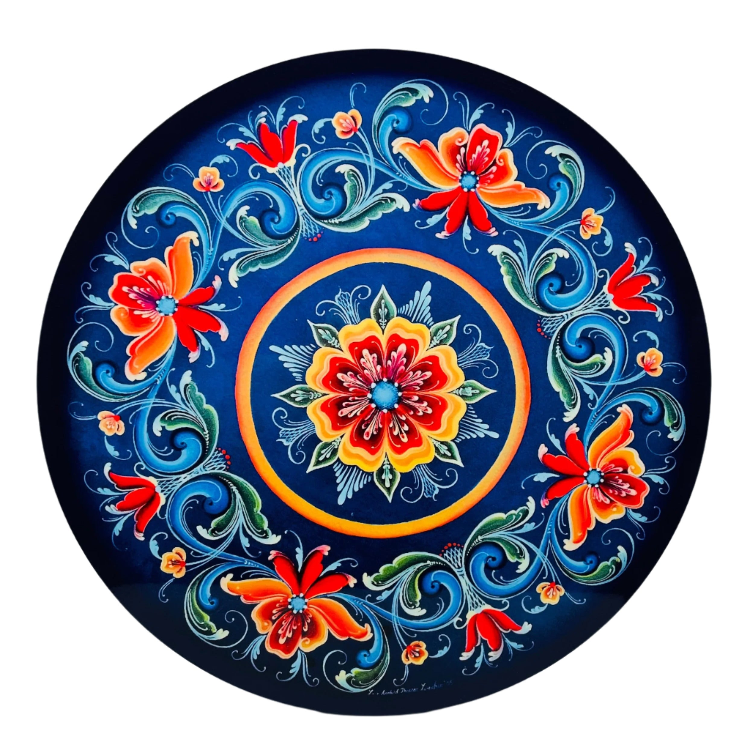 Lise Lorentzen Rosemaling Sign Wall Decor – Gift Chalet