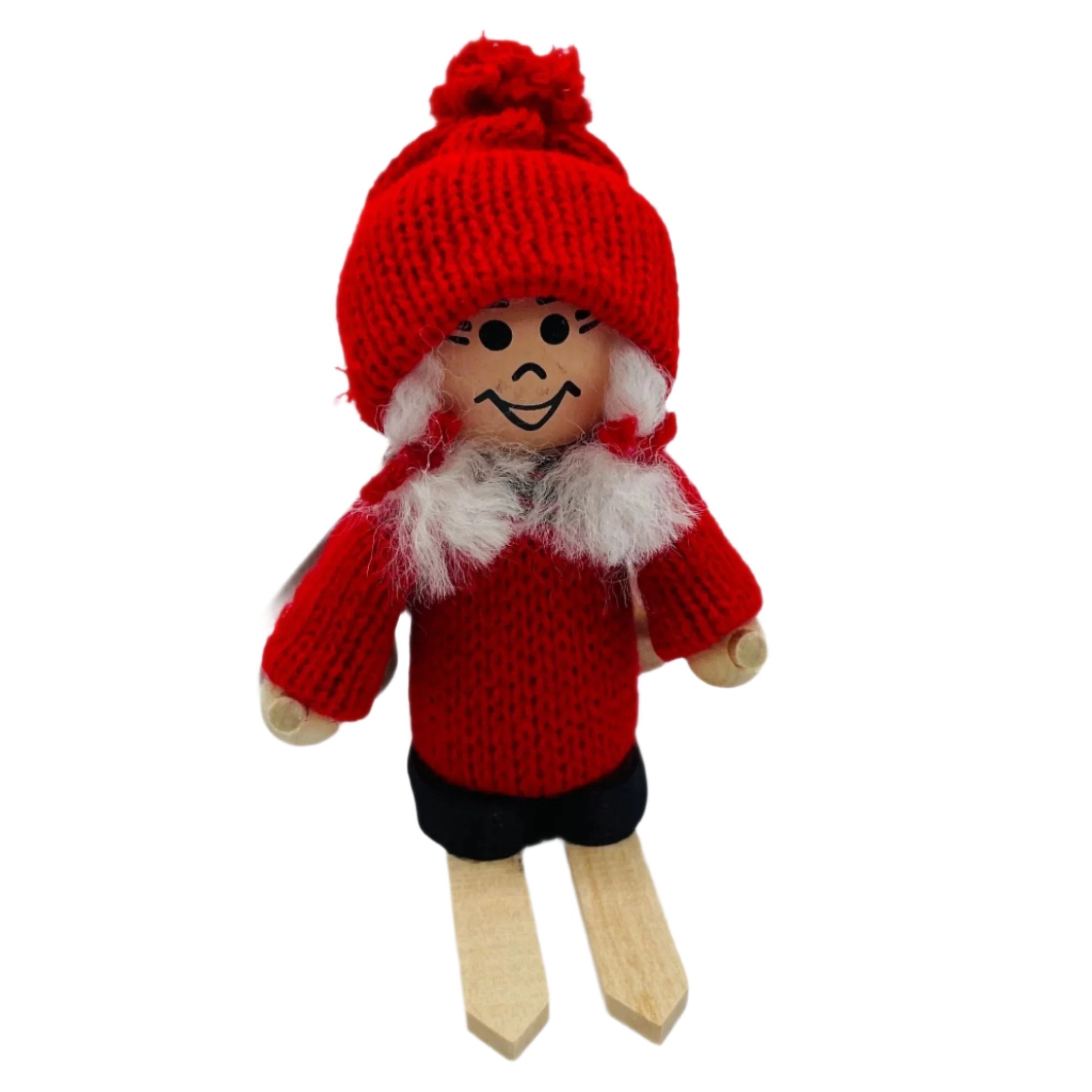 Swedish tomte lady skier – Gift Chalet