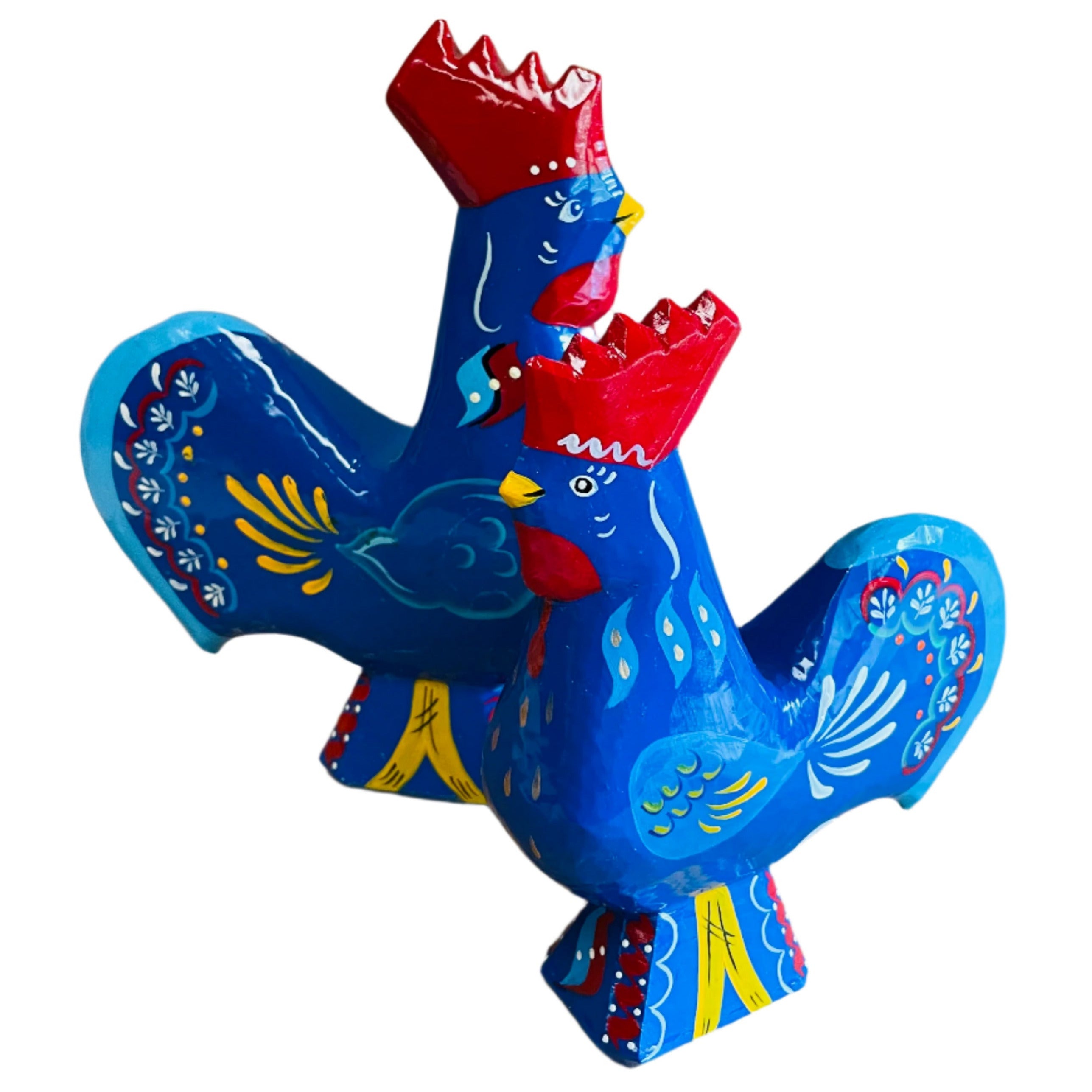 Traditional Blue Dala Rooster – Gift Chalet