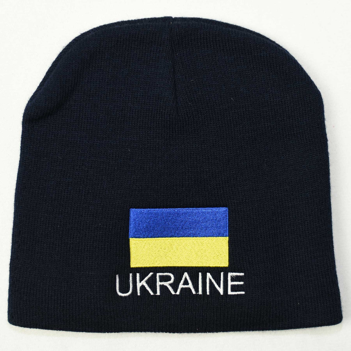 Knit beanie hat - Ukraine flag – Gift Chalet