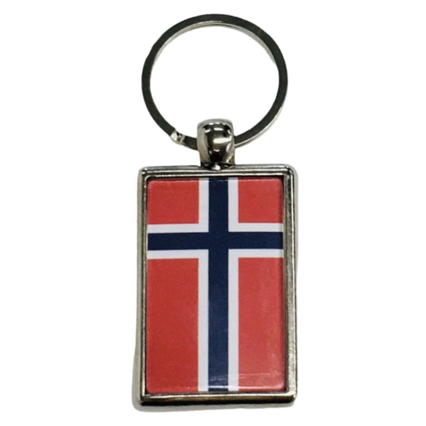 Metal Keyring, Norway flag – Gift Chalet