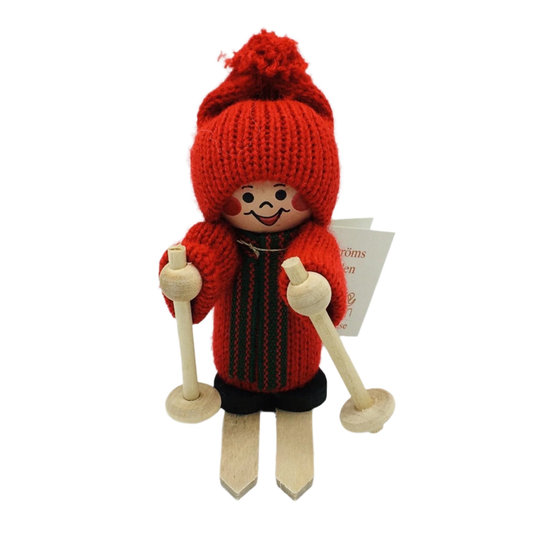 Swedish Tomte Boy Skier – Gift Chalet