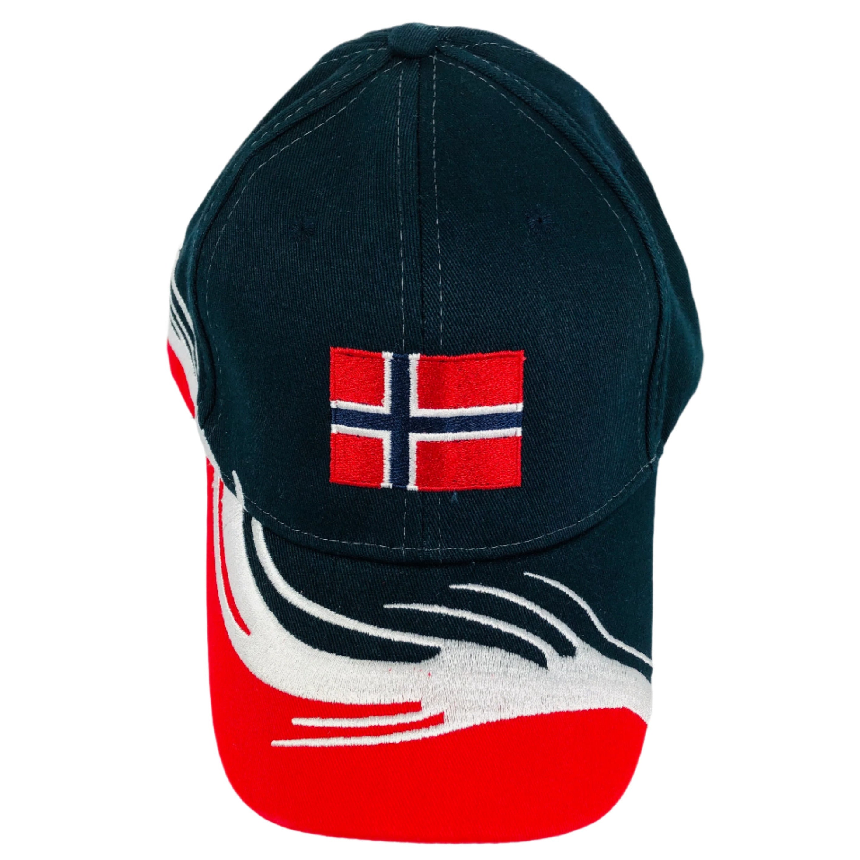 Norway flag “wave” baseball cap – Gift Chalet